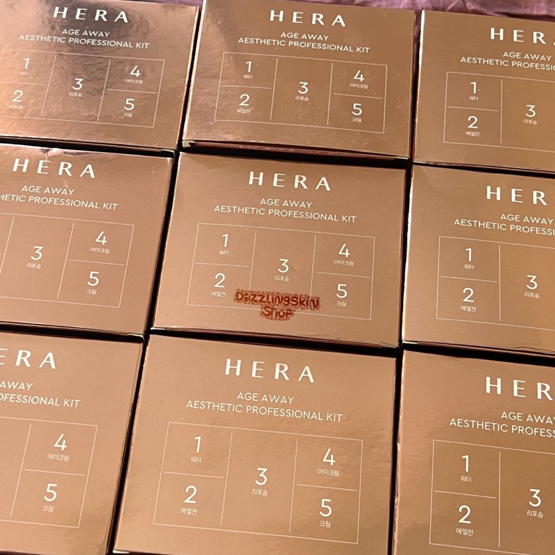 HERA Age Away Aesthetic Professional Kit (5 Items) September Expiry ...