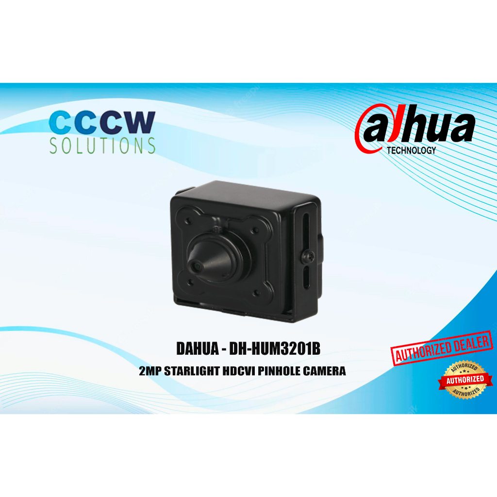 DAHUA - DH-HUM3201B 2MP STARLIGHT HDCVI PINHOLE CAMERA | Shopee Philippines