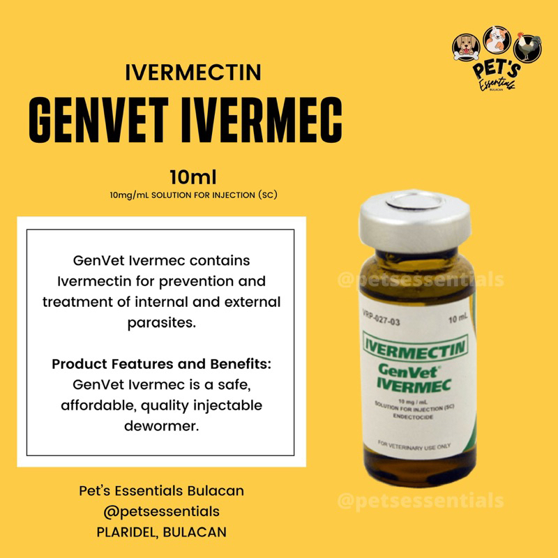 Genvet Dewormer (Pamurga) 10 ml | Shopee Philippines