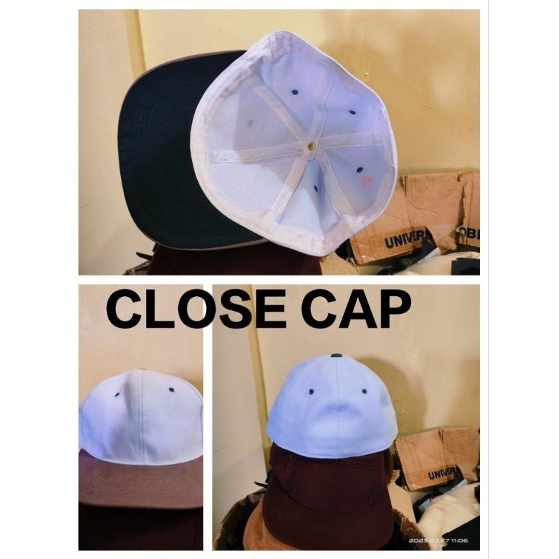 CLOSE CAP/VINTAGE CAP PLAIN | Shopee Philippines