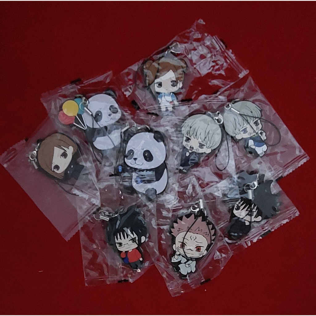 Jujutsu Kaisen rubber chibi keychains | Shopee Philippines