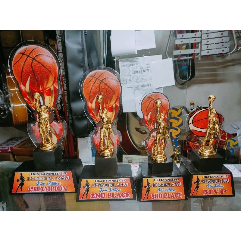 Acrylic trophy set/3to5pcs per set fireball | Shopee Philippines