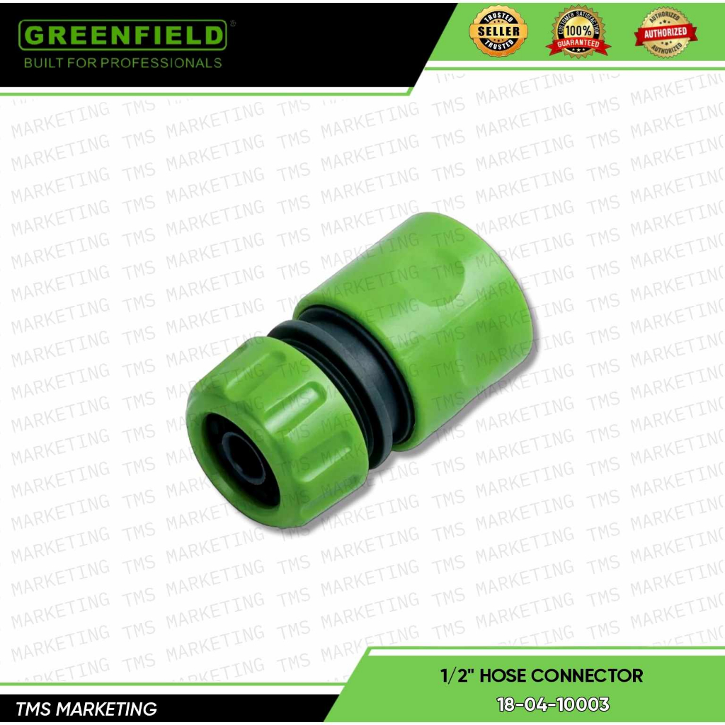 GREENFIELD Hose Connector 1/2" 18-04-10003 | Shopee Philippines