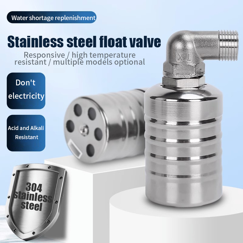 【COD】304 Stainless Steel Water Level Control Valve Float Ball Valve ...