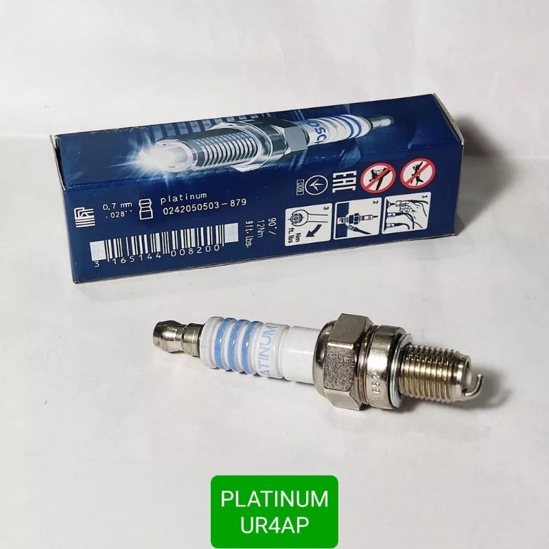 BOSCH Spark Plug UR4AP wave100, Wave110, Smash, Mio Sporty | Shopee ...