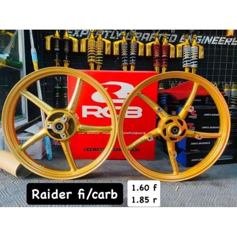 RCB MAGS RB5 RAIDER150 CARB/FI SP522 1.6 x 1.85 | Shopee Philippines