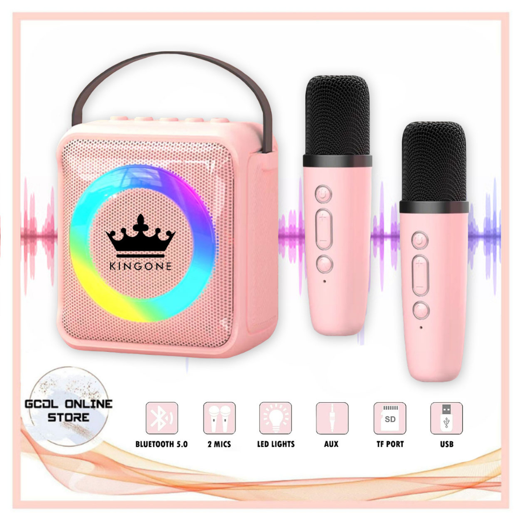 Kingone Portable Wireless Bluetooth Speaker with Dual Microphones ...