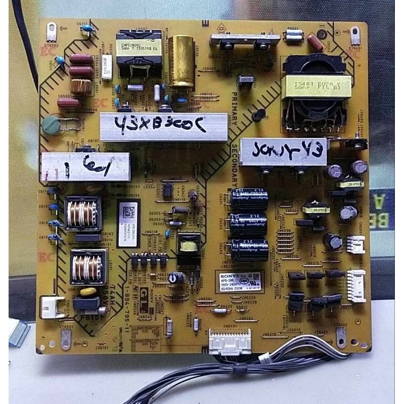 Sony Power Supply Board Model 43xb300c | Shopee Philippines