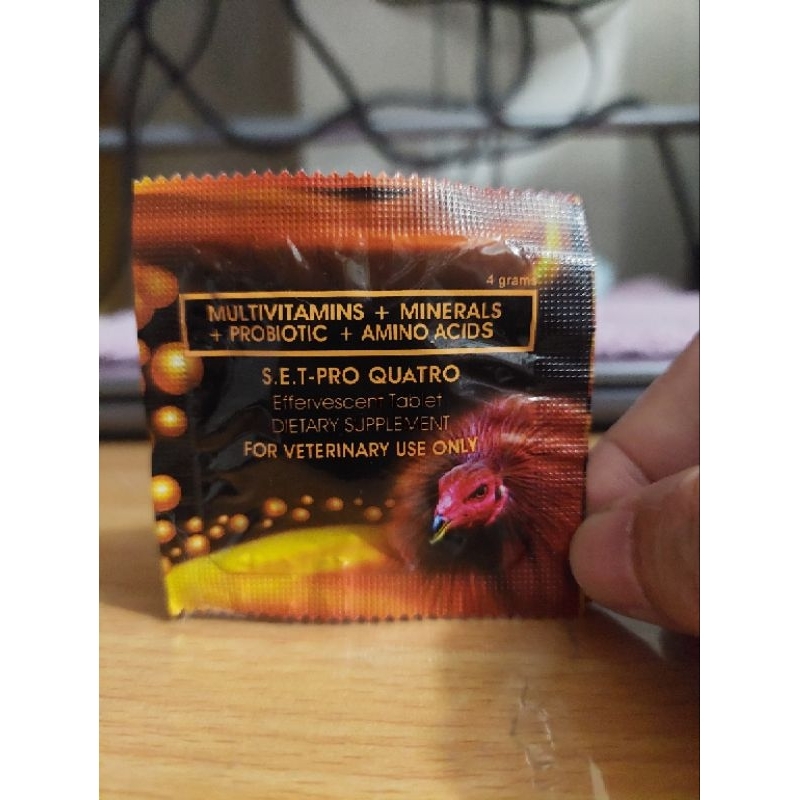 S.E.T.PRO QUATRO Tablet Multivitamins +Mineral 4g (1tablet) | Shopee ...