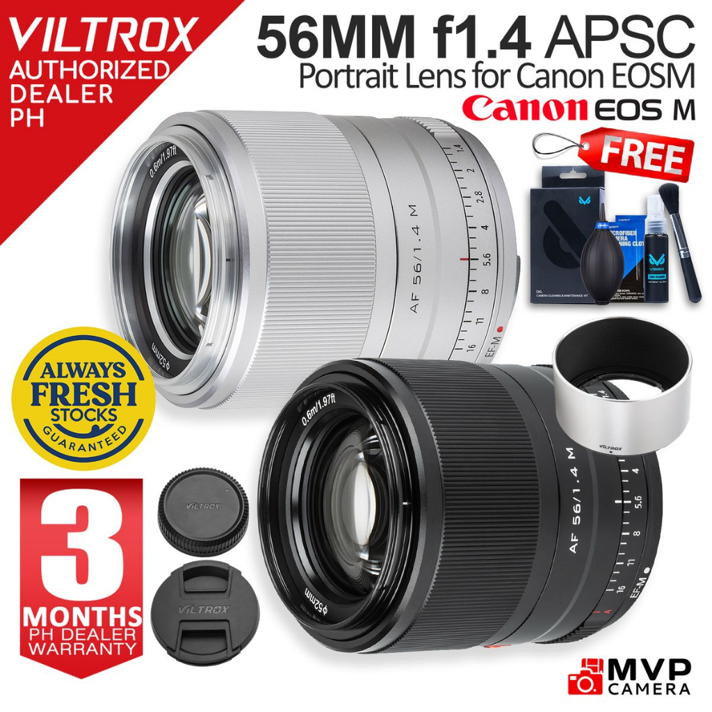 VILTROX 56mm f1.4 AF Autofocus Lens for Canon EOSM EFM mount Basic or ...