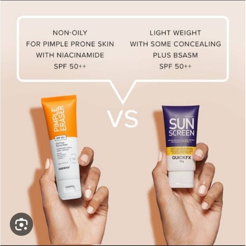Quickfx Face&Body Sunscreen Spf 50 Pa+++ 30g | Shopee Philippines