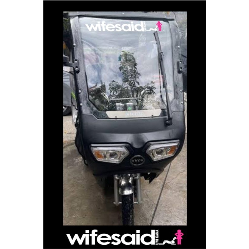 Nwow Ebike Wifesaid Uwi Kana Sticker for Windshield | Shopee Philippines