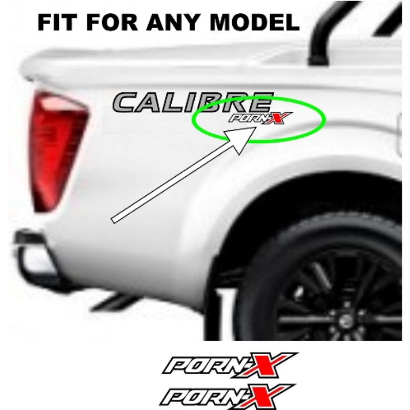 2pcs PornX Sticker for Nissan Navara Calibre | Shopee Philippines