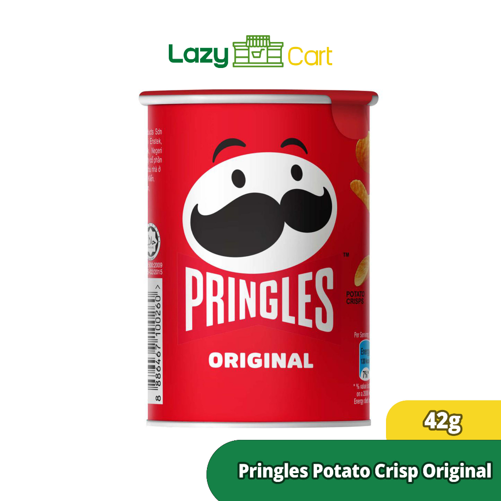 Lazycart Pringles Potato Crisp Original 42g - The Classic Crispy ...