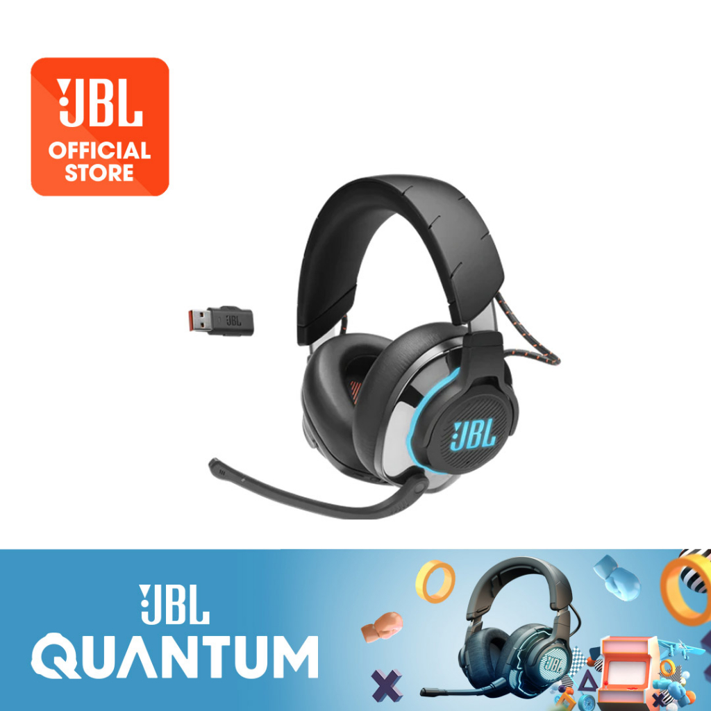 JBL Quantum 810 Wireless over-ear performance gaming headset with Active NC and Bluetooth 5.2 ...