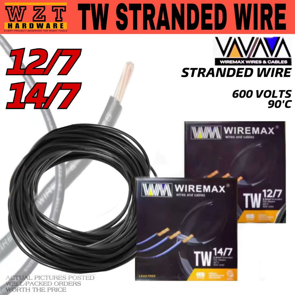 30m / 40m / 50m TW Stranded Wire 14/7 2.0mm -12/7 3.5mm Original ...