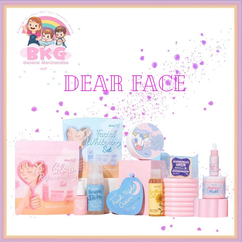 DEAR FACE | Drunk Skin • Supra Glow Serum • Daily Sunblock • Beauty ...