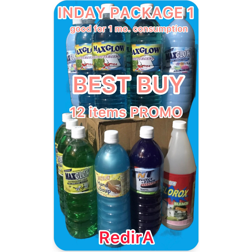 Maxglow INDAY PACKAGE 1 (12 items PROMO) | Shopee Philippines