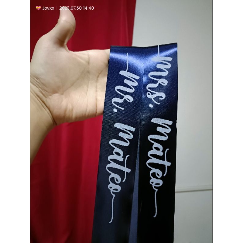 2pcs SASH prosperity dance wedding 6 feet CUSTOM NAME PRINT MONEY DANCE ...