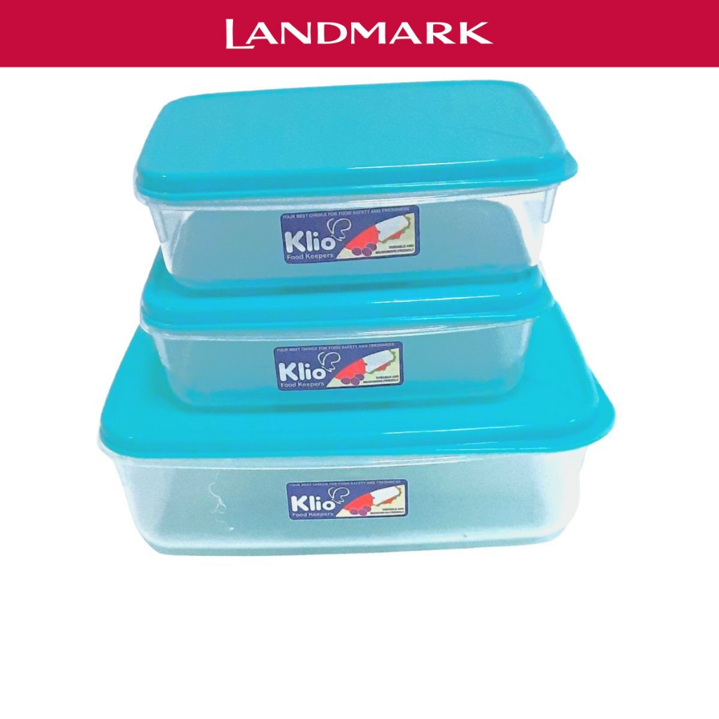 Klio Food Keeper Set of 3 - Teal Green | Shopee Philippines