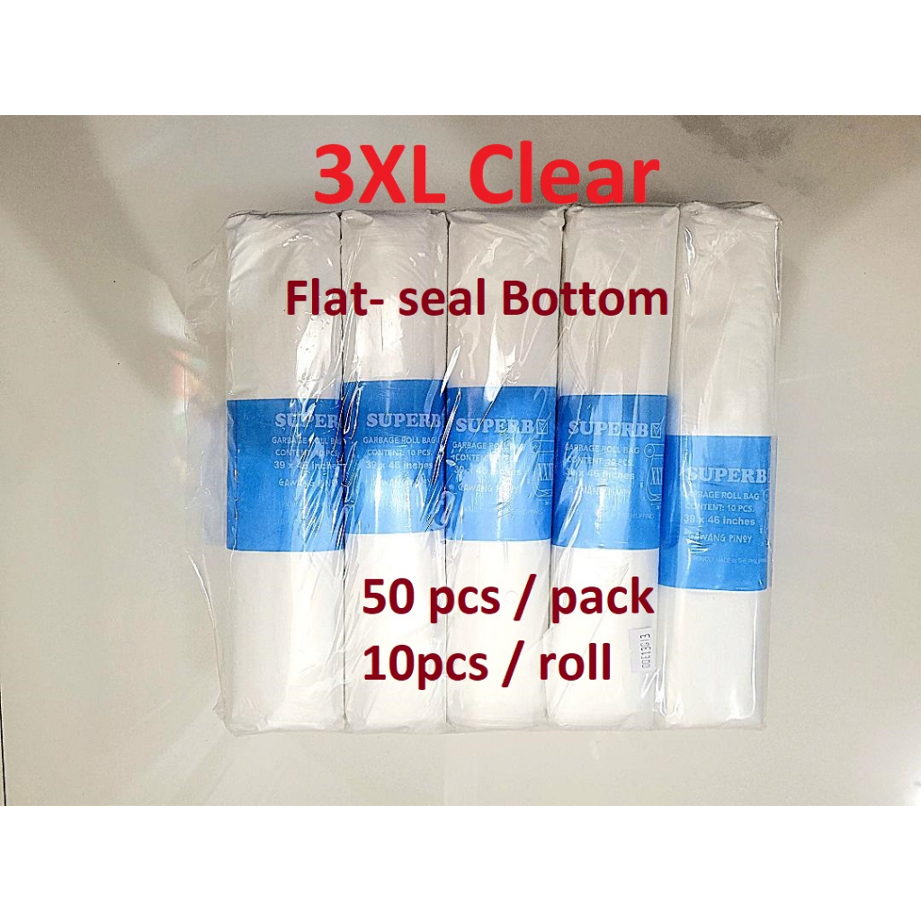 ♻️Bio♻️ CLEAR Trash Bag Small / MEDIUM / LARGE / XL / 2XL - TRASHBAG ...