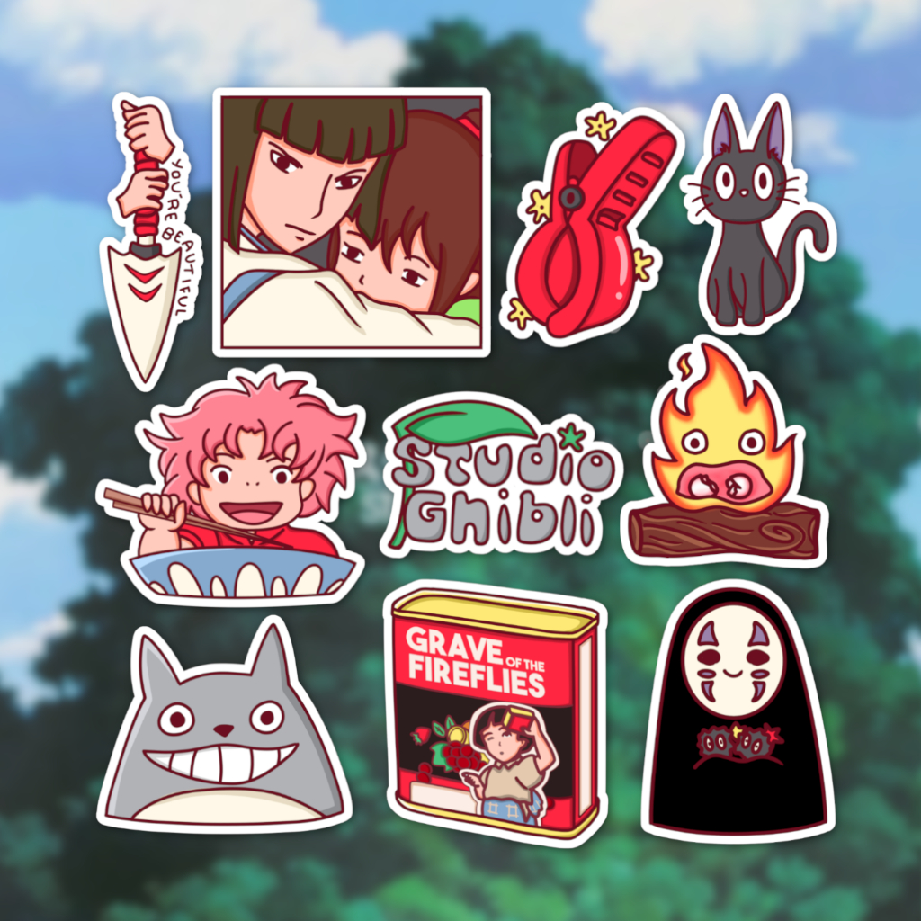 Studio Ghibli Sticker Pack | Shopee Philippines