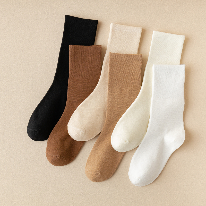 ALDEBRAND 【Makati Shipping】 Lady Korean Pure Cotton Ventilate Calf ...