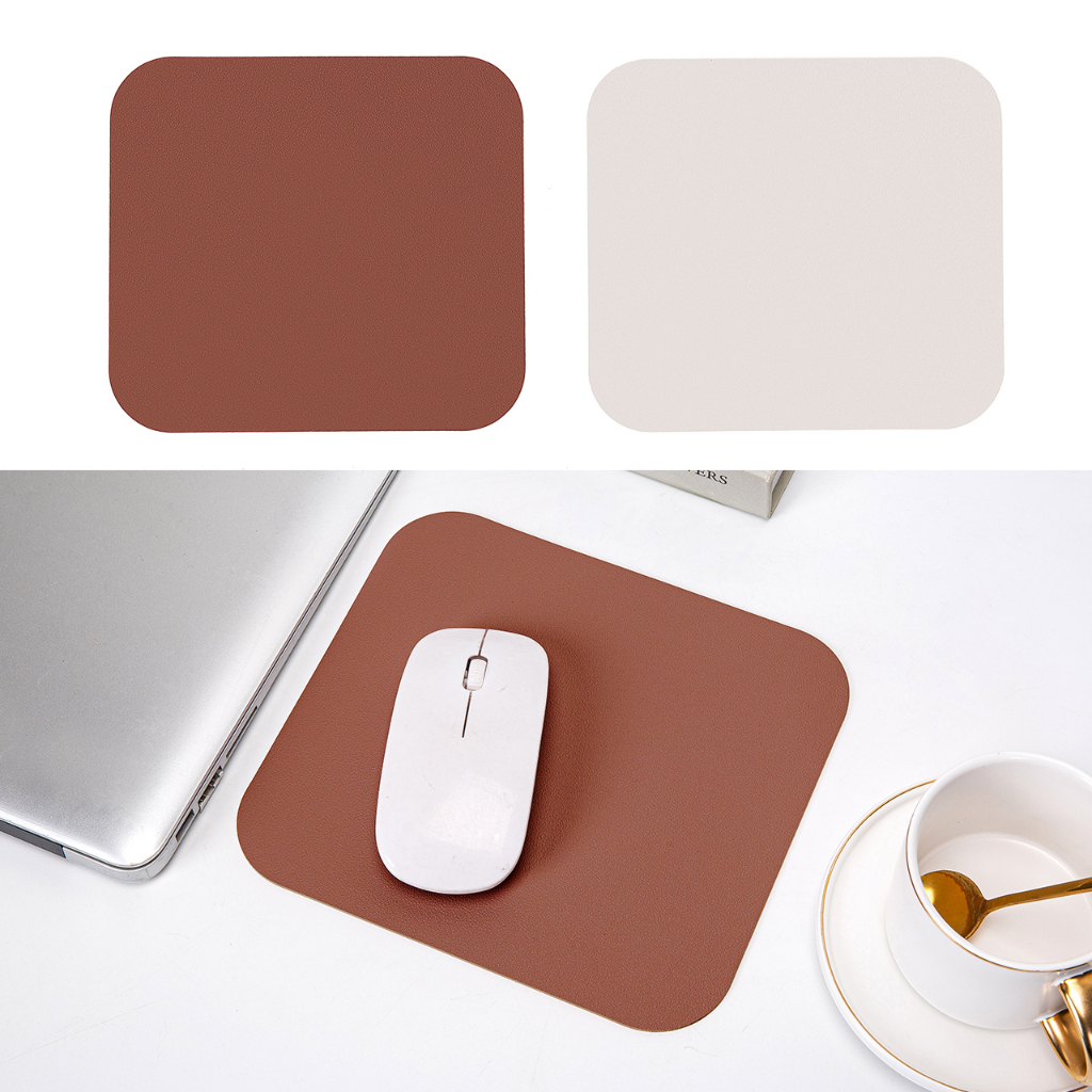 Two Tone Mouse Pad Leather Mouse Pad Double Sided Mouse Pad Large Mouse ...