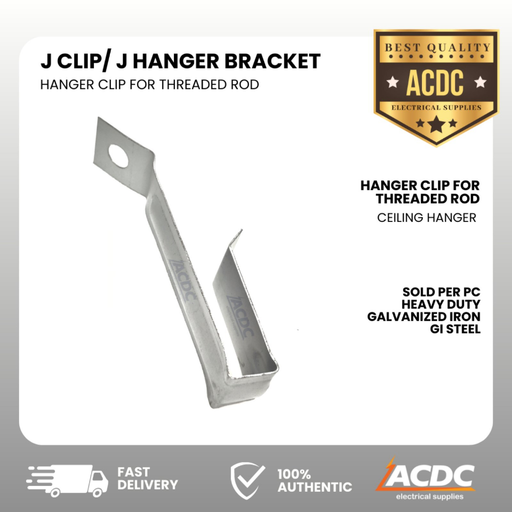 J Clip for Threaded Rod / J Hanger Bracket for Ceiling Sold per Piece ...