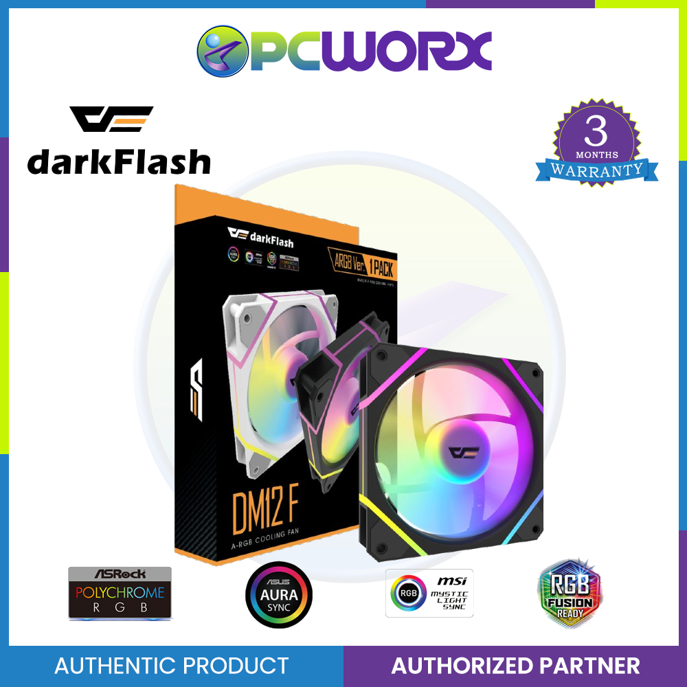 Darkflash DM12F Single Fan 120mm CPU Black | Shopee Philippines