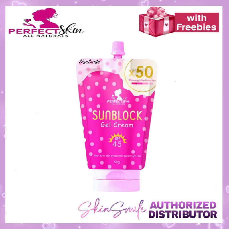 Perfect Skin Sunblock Gel Cream 50g | Shopee Philippines