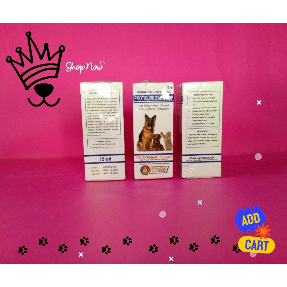 Proticure Ear Drop 15mL | Shopee Philippines