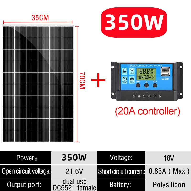 350W Solar Panel 18 Volt Pv Solar Module solar panels 10000w set board ...