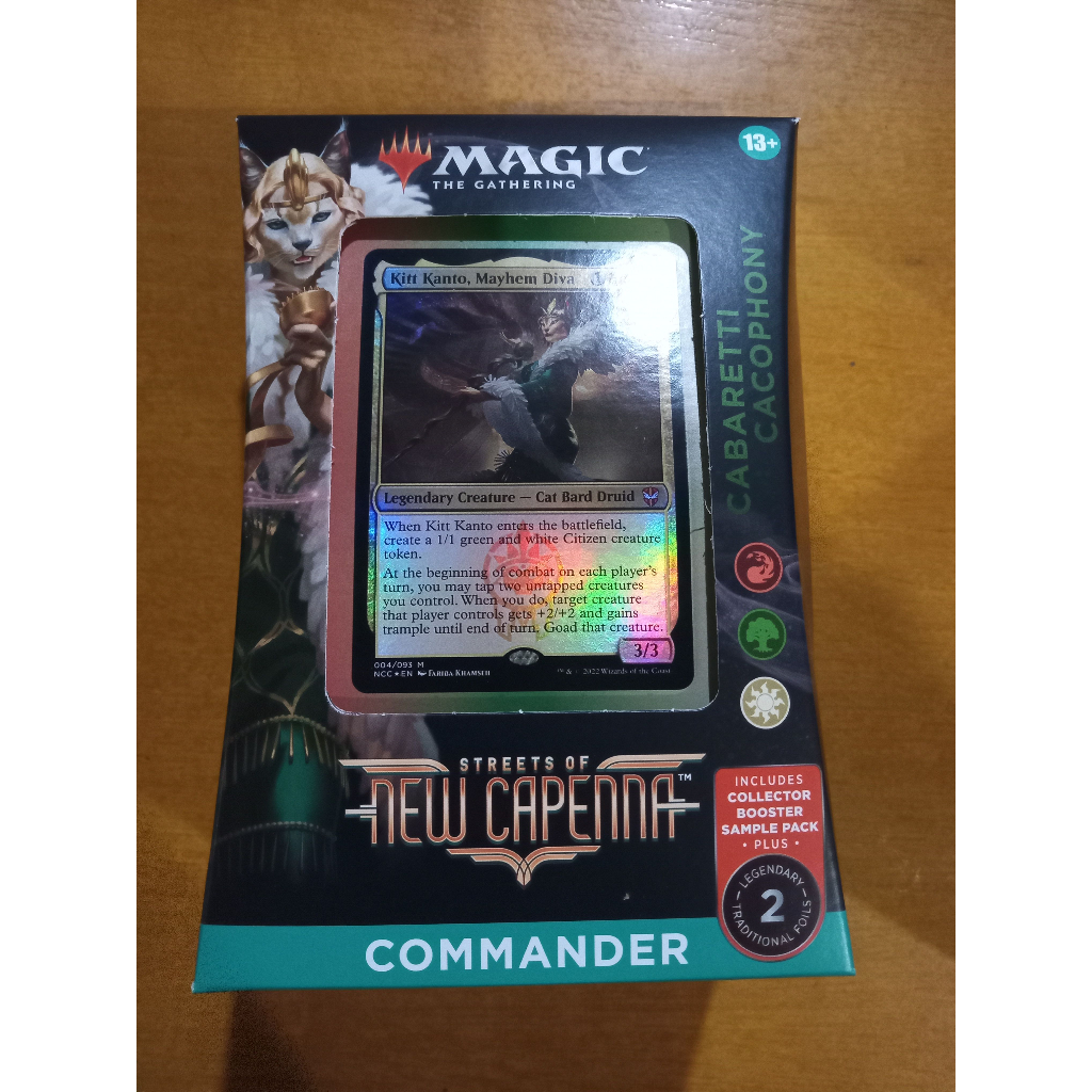 MTG Cabaretti Cacophony Kitt Streets of New Capenna Commander Deck Magic: the Gathering English ...