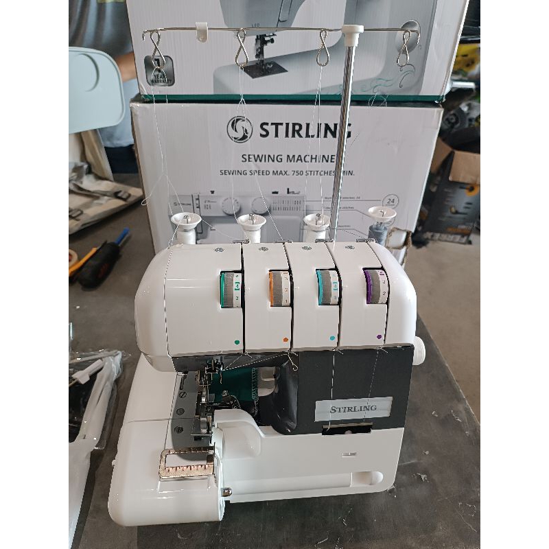 STIRLING Overlock Sewing Machine | Shopee Philippines