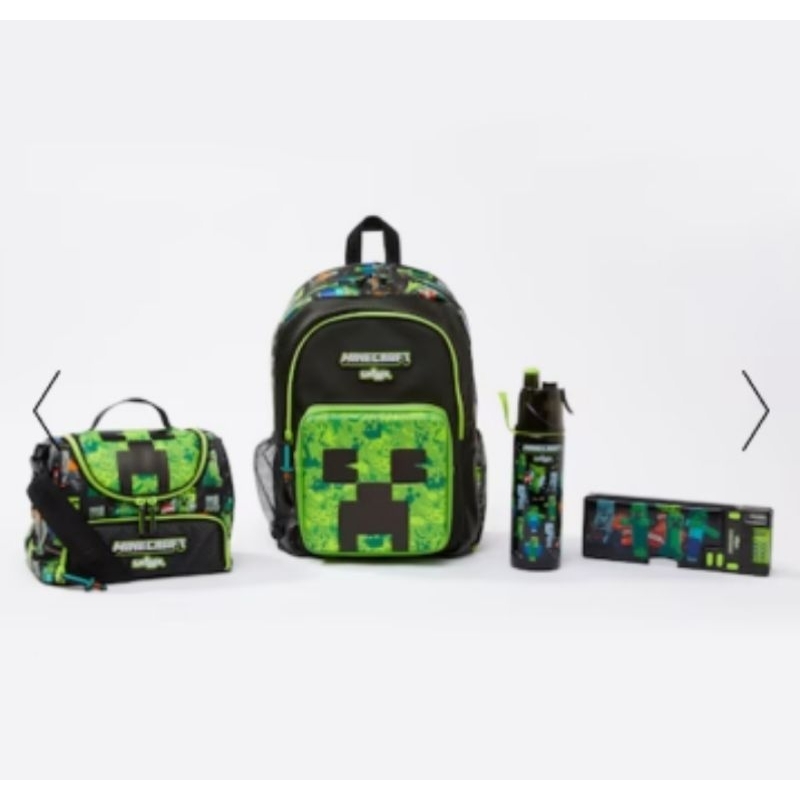 SMIGGLE Minecraft Drink Up Plastic Bottle 4 Piece Bundle | Shopee ...