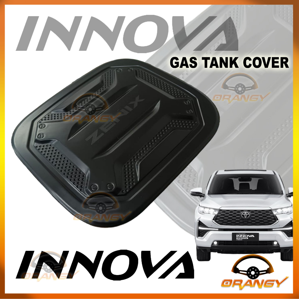 Toyota Innova ZENIX 2023 to 2024 Gas Tank Cover Matte Black V2 ( car ...