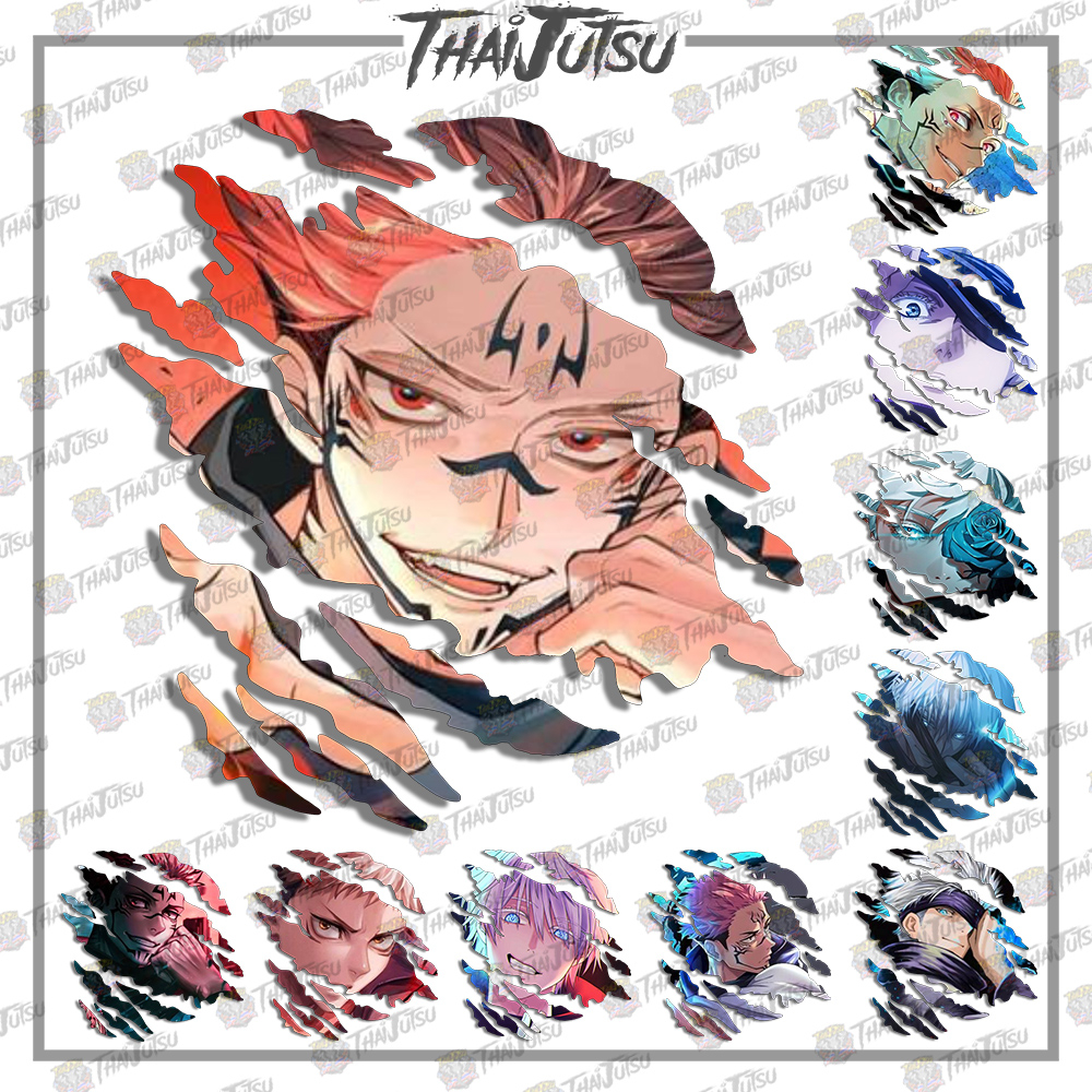 JUJUTSU KAISEN PART 1 | ANIME SCRATCH STICKERS【ThaijutsuStickers ...