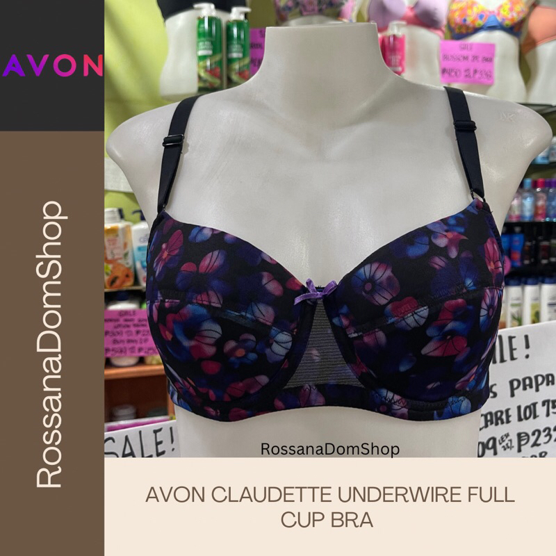 Avon Claudette underwire full cup lace bra | Shopee Philippines