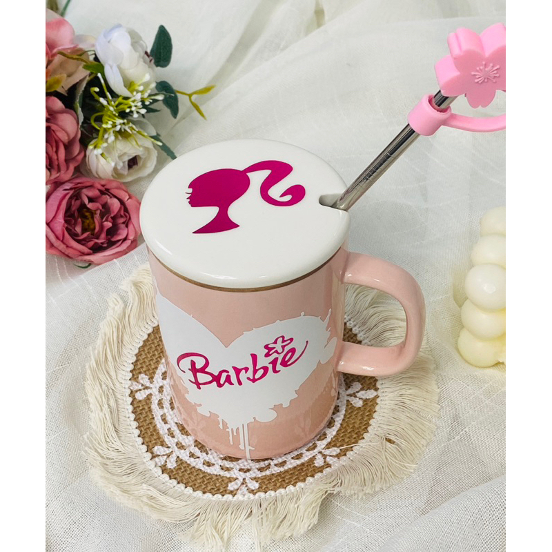 Pink Cute Barbie Coffee Mug | Hot Cold Ceramic Mug | Gift | Giveaways ...