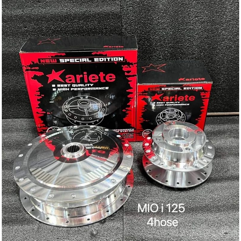 ARIETE HUB SET CHROME TYPE FRONT & REAR CLICK/BEAT/RAIDER 150/WAVE/XRM/MIO/MIO I 125/M3 | Shopee ...