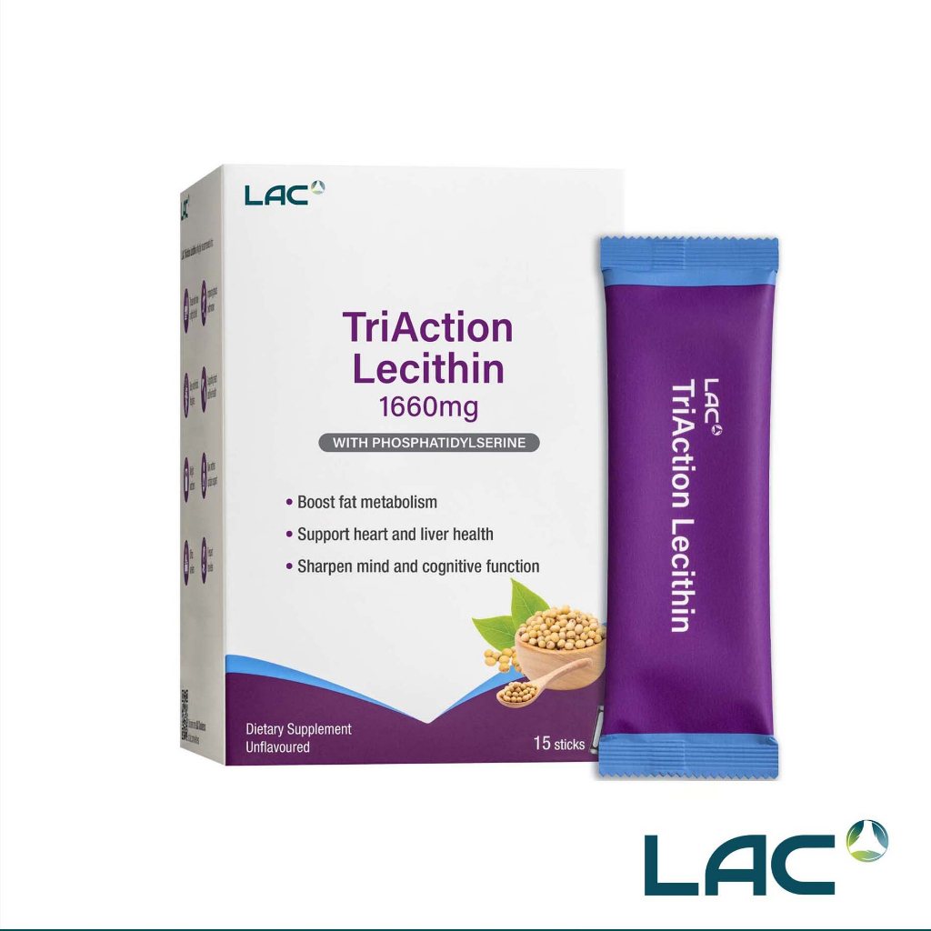 Lac TriAction Lecithin 4g x 15 sticks (best by: August 2026) | Shopee ...