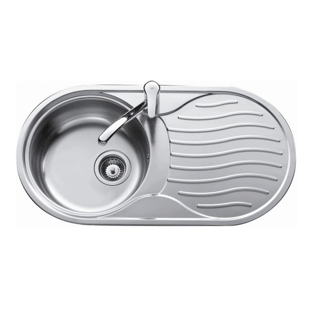 TEKA Esfera Stainless Steel Single Bowl Inset Kitchen Sink by Kuysen ...
