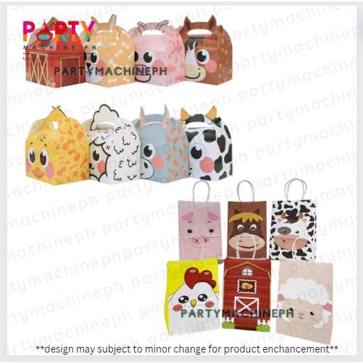 12pcs Farm Animals Paper Bag / Farm Animal Giveaways / Farm Animals ... 12pcs Farm Animals Paper Bag / Farm Animal Giveaways / Farm Animals ...