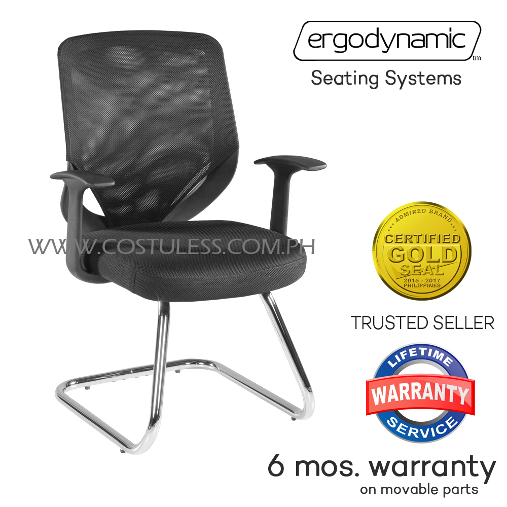 Ergodynamic GC-125S Office Furniture Mid Back Mesh Office Chair - Mid ...
