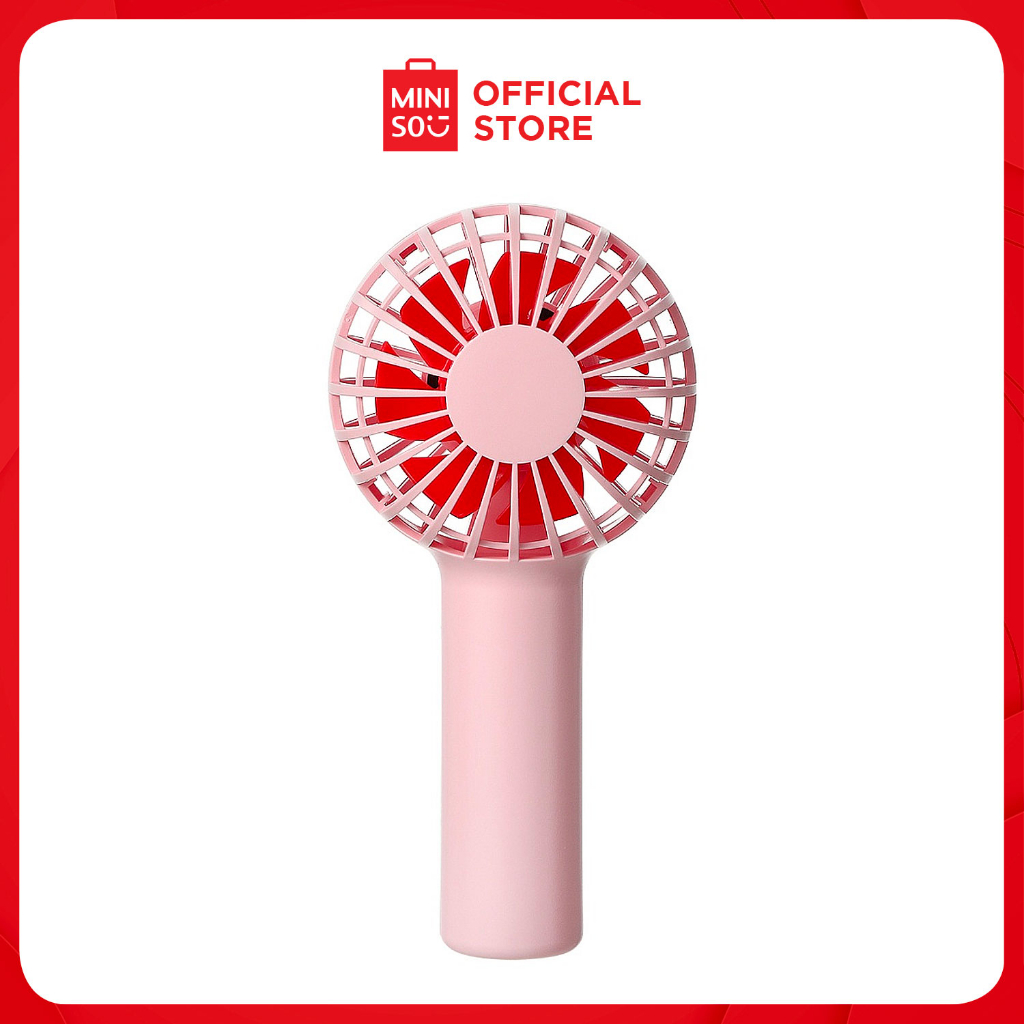 MINISO Candy Series 1200mAh Mini Fan Pink | Shopee Philippines