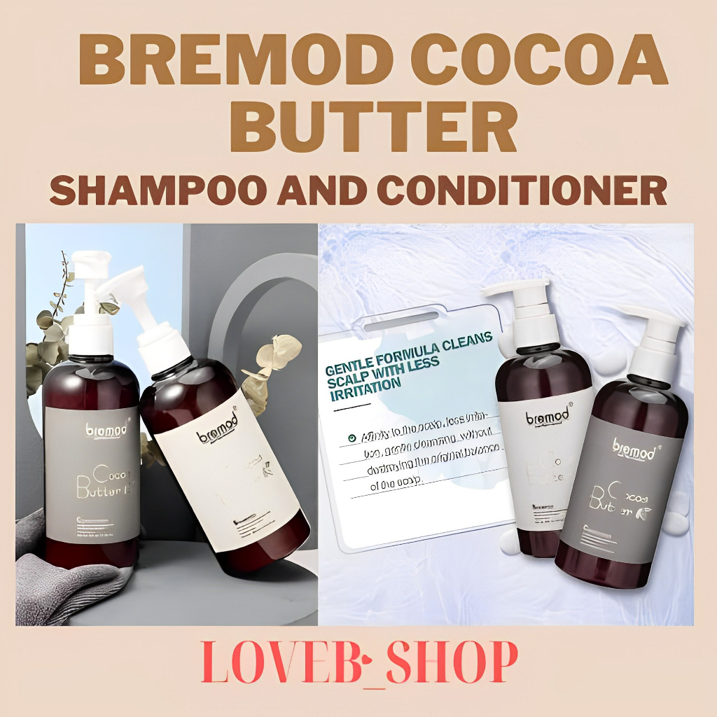 BREMOD COCOA BUTTER HAIR CONDITIONER AND SHAMPOO 400 ML | Shopee ...