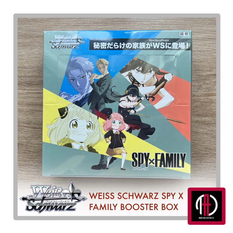 Weiss Schwarz TCG - Spy X Family Booster Box - Yor Anya Loid Bond Becky Forger Fiona | Shopee ...