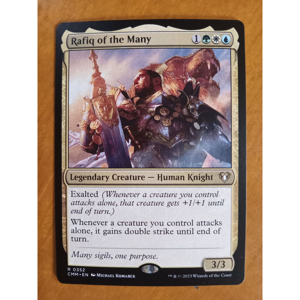 MTG Rafiq of the Many Rare Commander Masters Magic: the Gathering ...