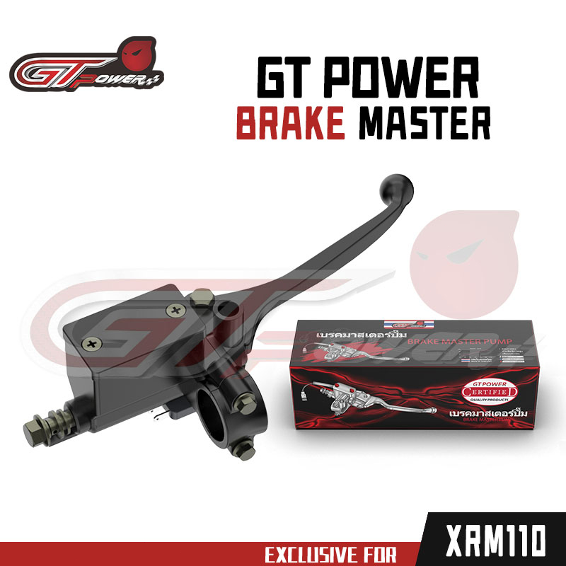 GT POWER BRAKE MASTER XRM110 / XRM125 RIGHT FRONT BRAKE MASTER PUMP UP ...